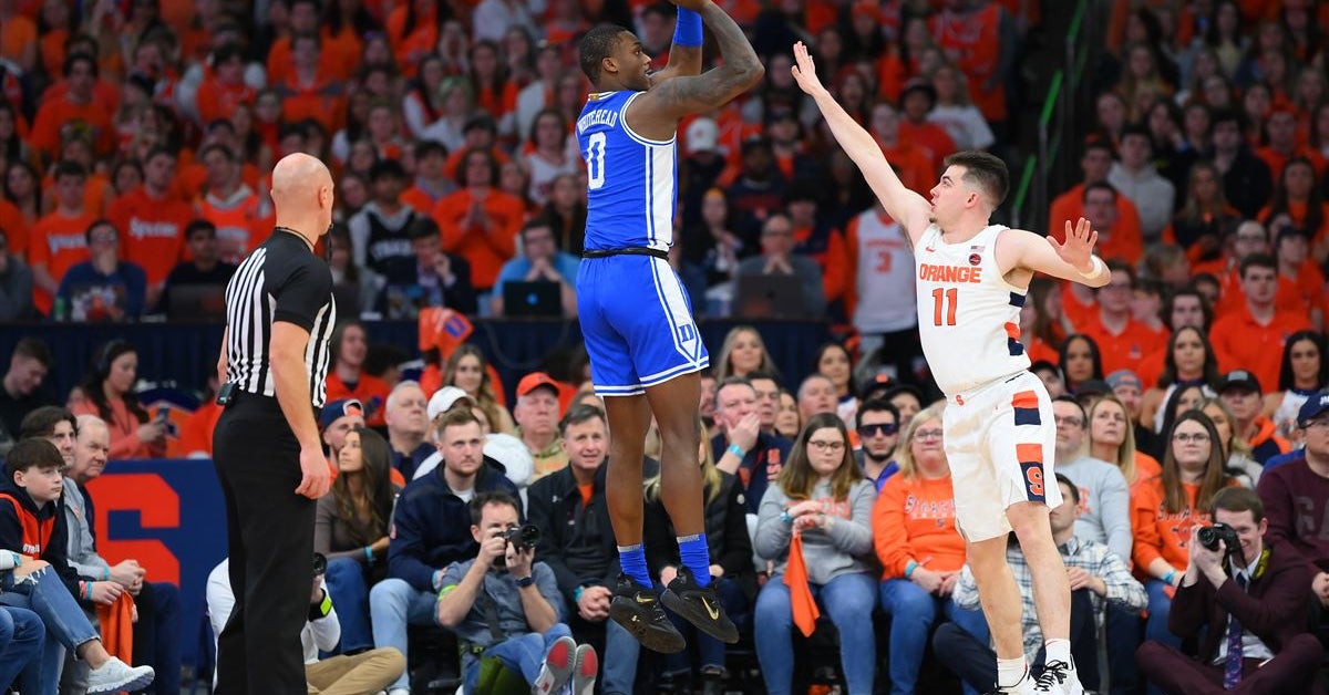 Duke blows out Syracuse 77-55 behind scorching three-point shooting night