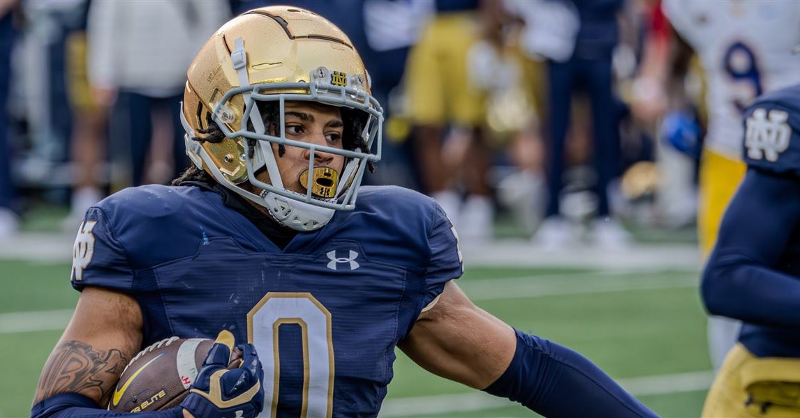 Notre Dame Football’s Xavier Watts, Riley Leonard, Marcus Freeman ...