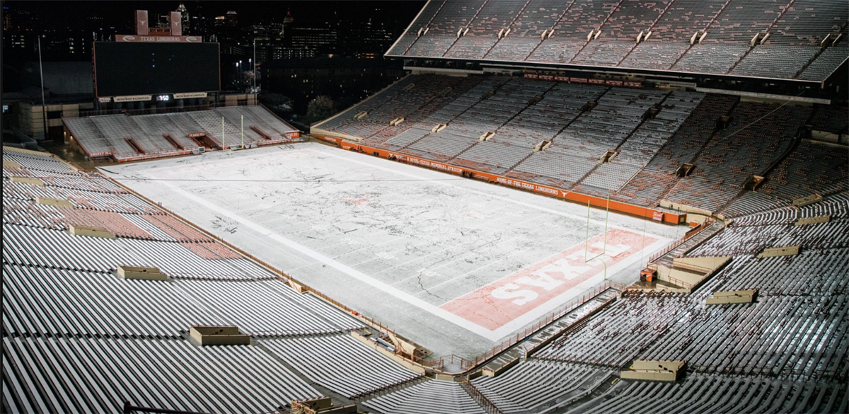 LOOK: Field at DKR covered in snow