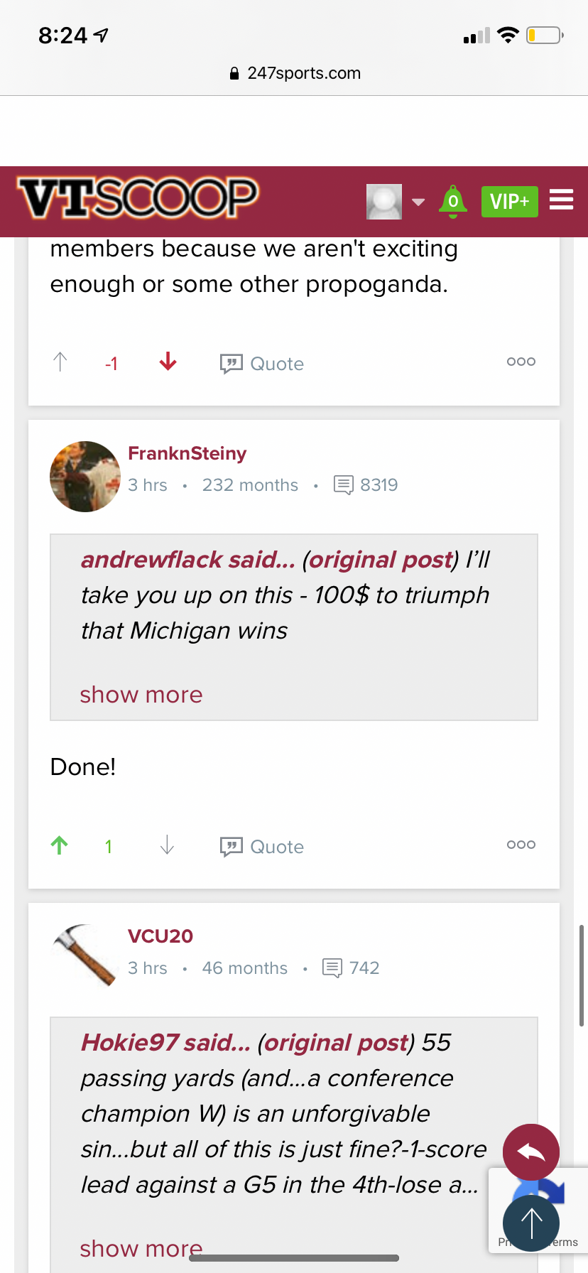 Alabama / Michigan Game Thread