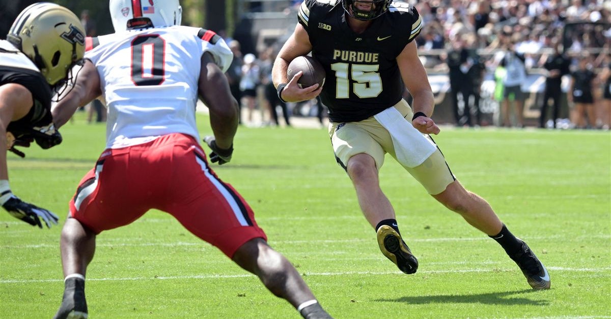 Purdue snap counts Week 1 versus Ball State