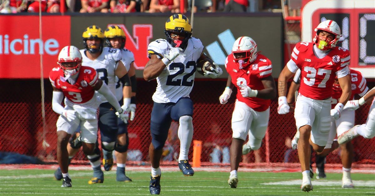 Initial PFF grades, snap counts from Michigan football’s win over Nebraska