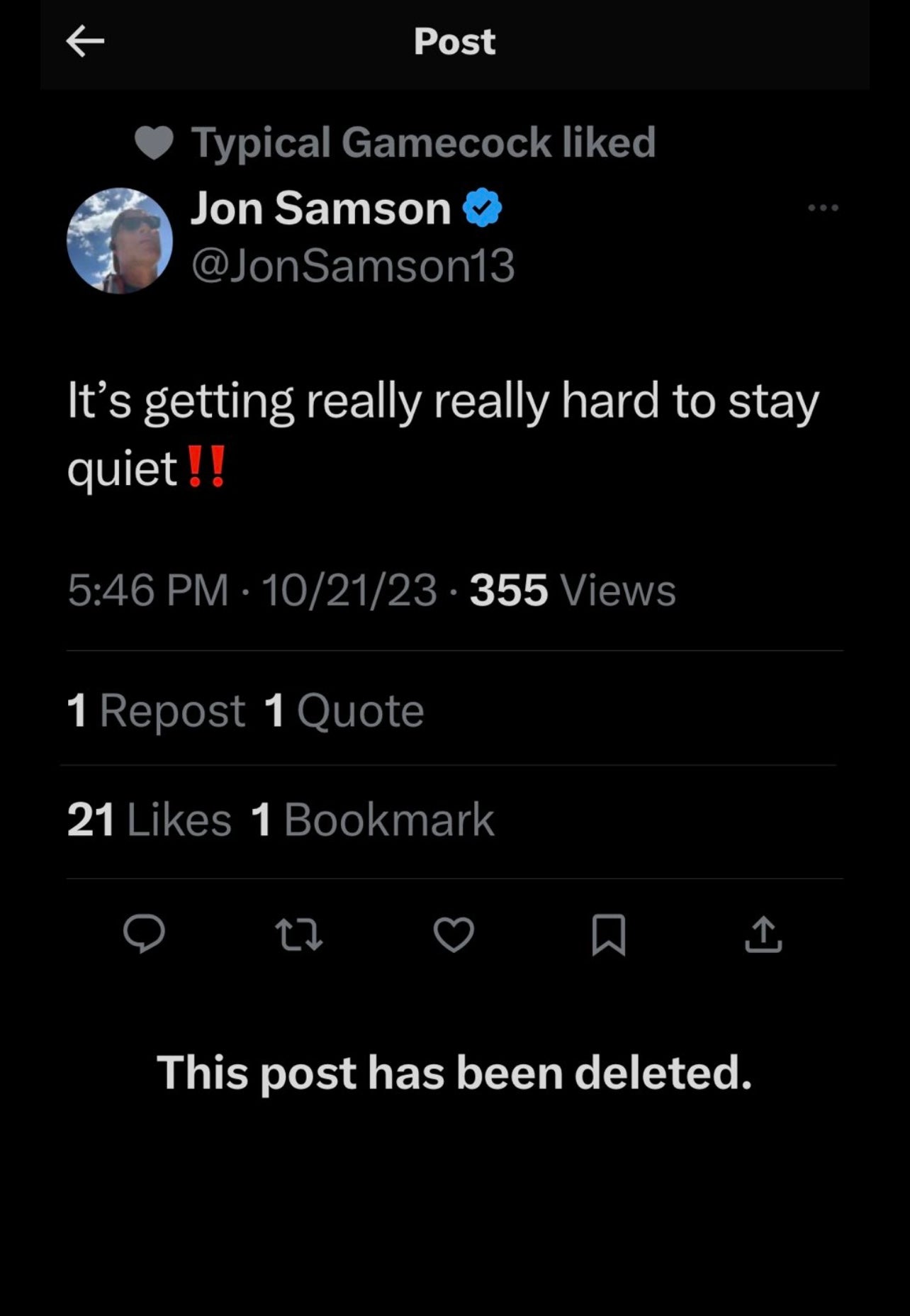 Sunday morning Twitter scroll post game