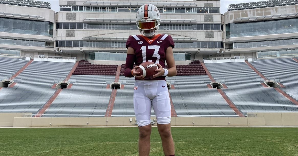 2026 QB Noah Grubbs excited to land his first P5 offer from Virginia Tech