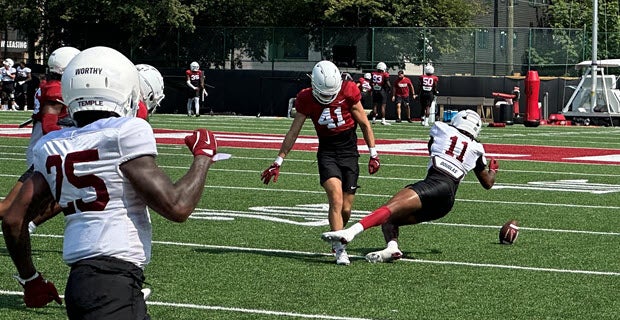 Keeler likes depth as Owls enter week two of preseason camp