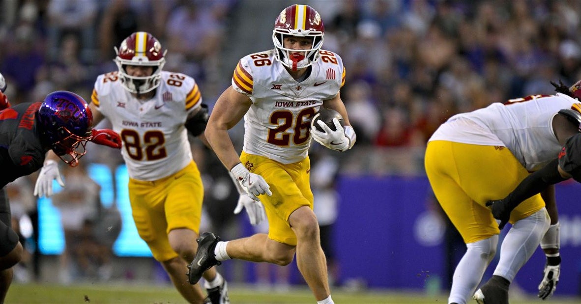 WATCH: New Penn State RB Carson Hansen highlights at Iowa State