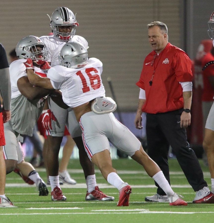 Photo Gallery: Ohio State's first full pads spring practice