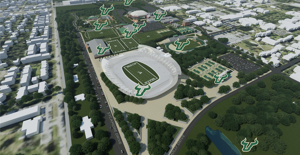 USF announces master plan for massive facility upgrades