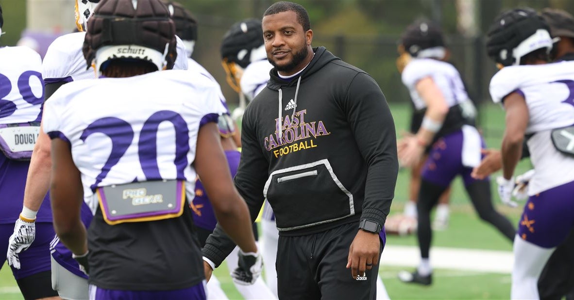 ECU RB coach Rodney Freeman II departing for Duke