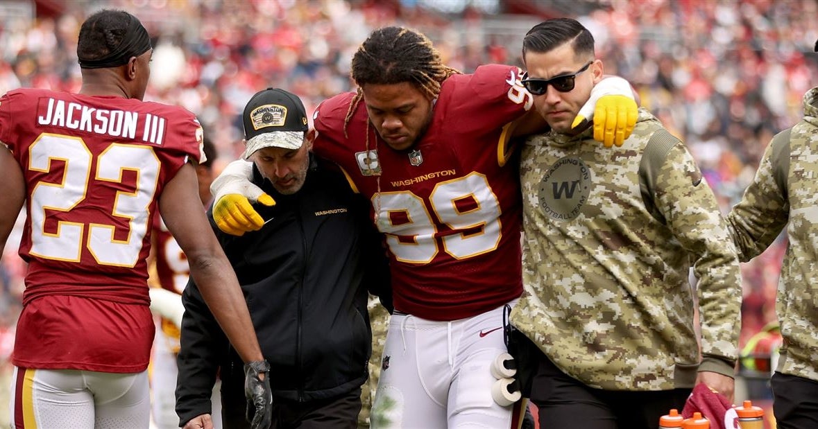 Chase Young injury: Washington Football Team DE confirmed to have torn ACL