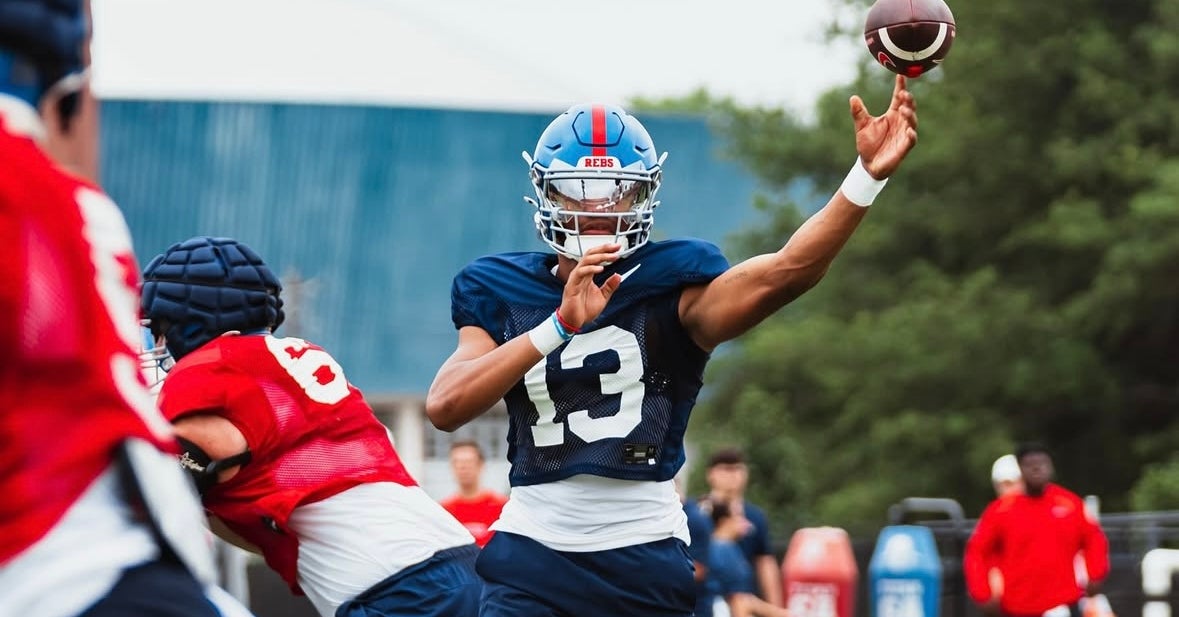 Practice observations: Ole Miss offensive line has plenty of growing room