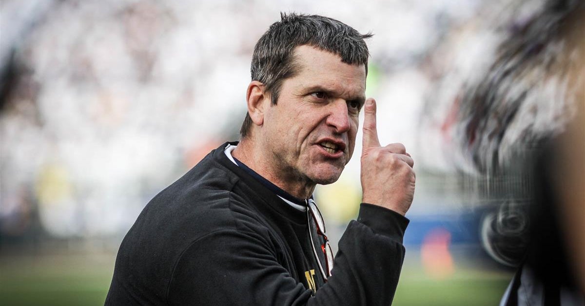Jim Harbaugh wants WrestleMania to come to Michigan Stadium Jim Harbaugh wants WrestleMania to come to Michigan Stadium