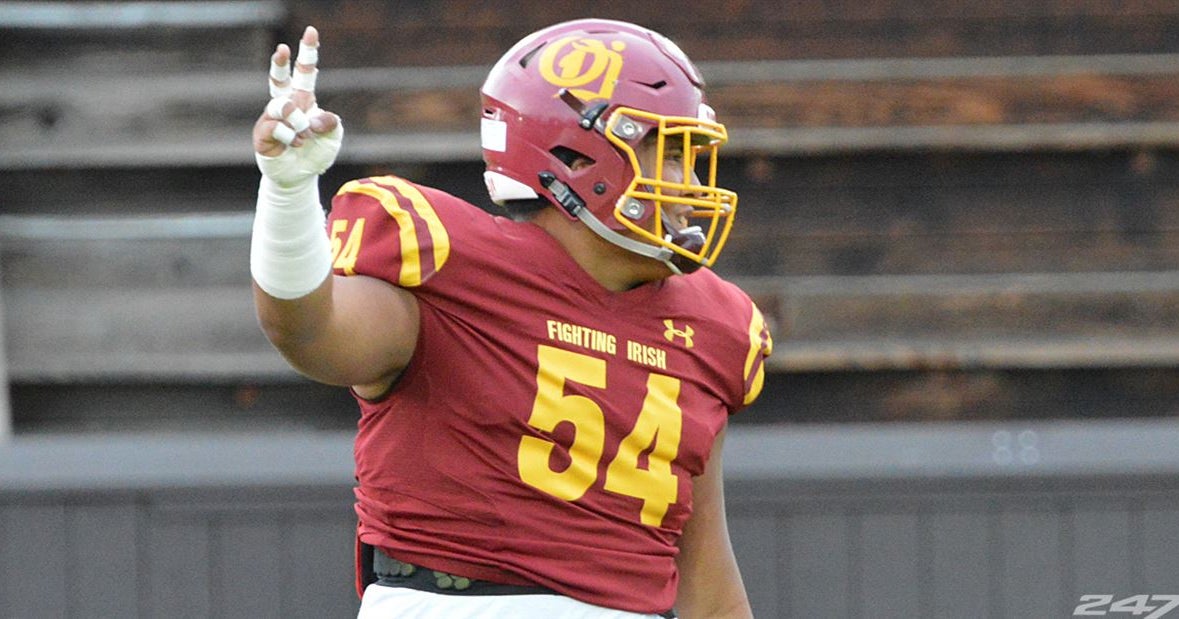 Three-star OL Bula Schmidt impressing in senior season