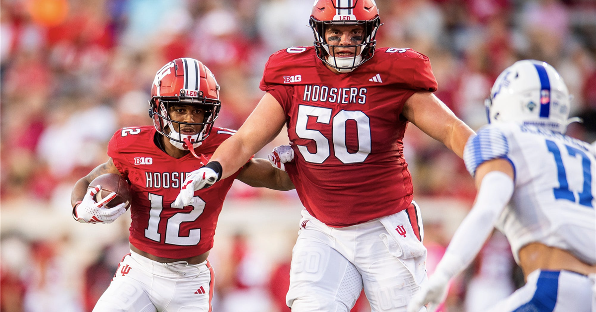 Indiana football's Donaven McCulley, Zach Carpenter named All-Big Ten ...