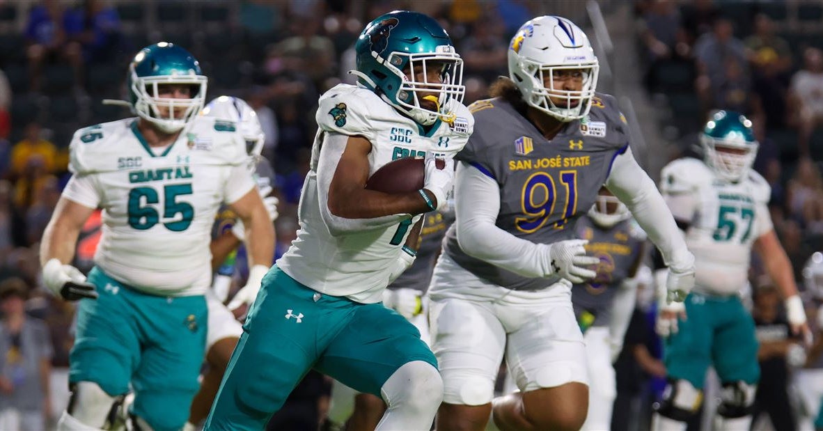 Coastal Carolina transfer RB Braydon Bennett commits to Virginia Tech