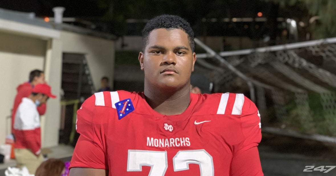California 2024 OL DeAndre Carter impresses at All-American Underclass ...