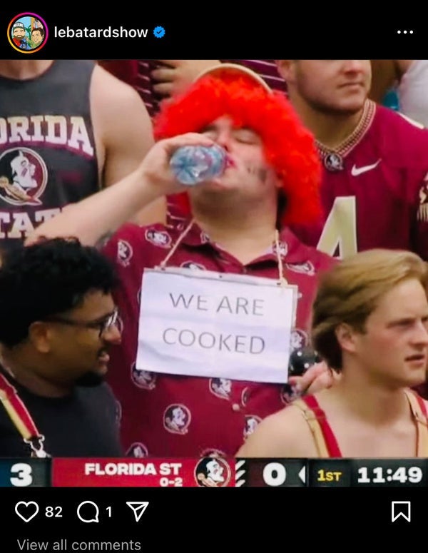 TSU is beyond cooked