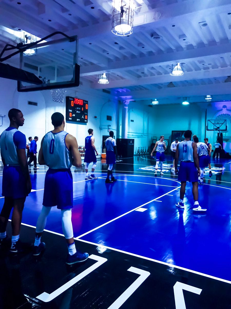 LOOK: Frank Jackson taking part in Duke practice before Florida