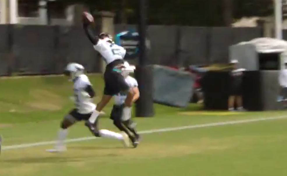 Corn Elder makes impressive practice interception of Will Grier