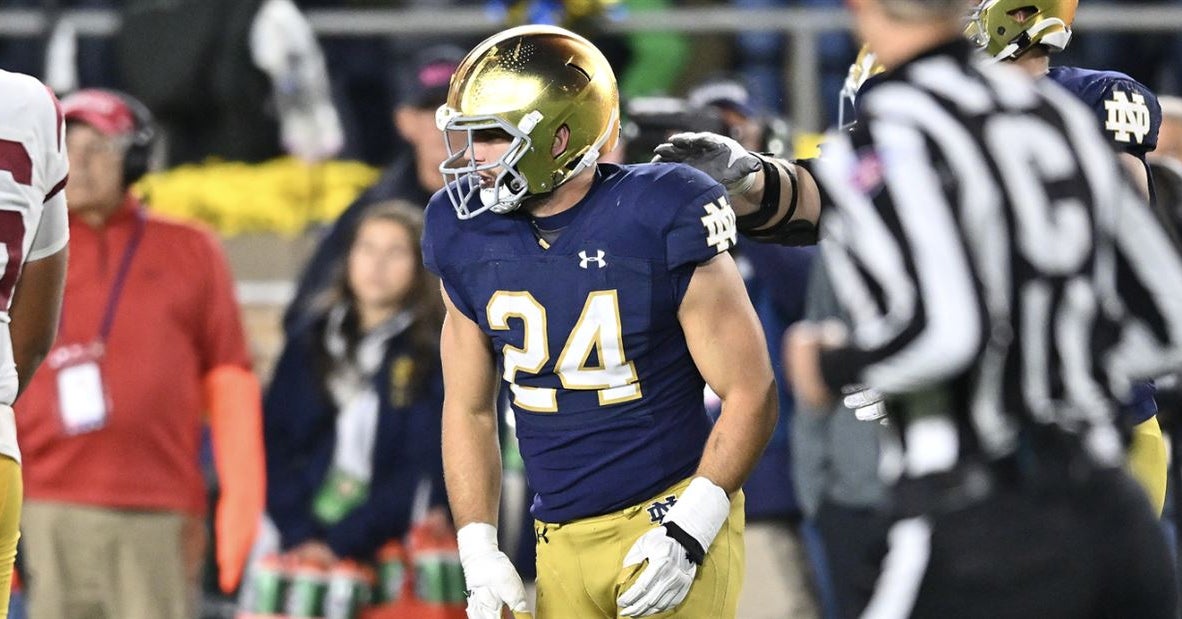 Notre Dame Football Linebacker Jack Kiser Named to Wuerffel Trophy ...