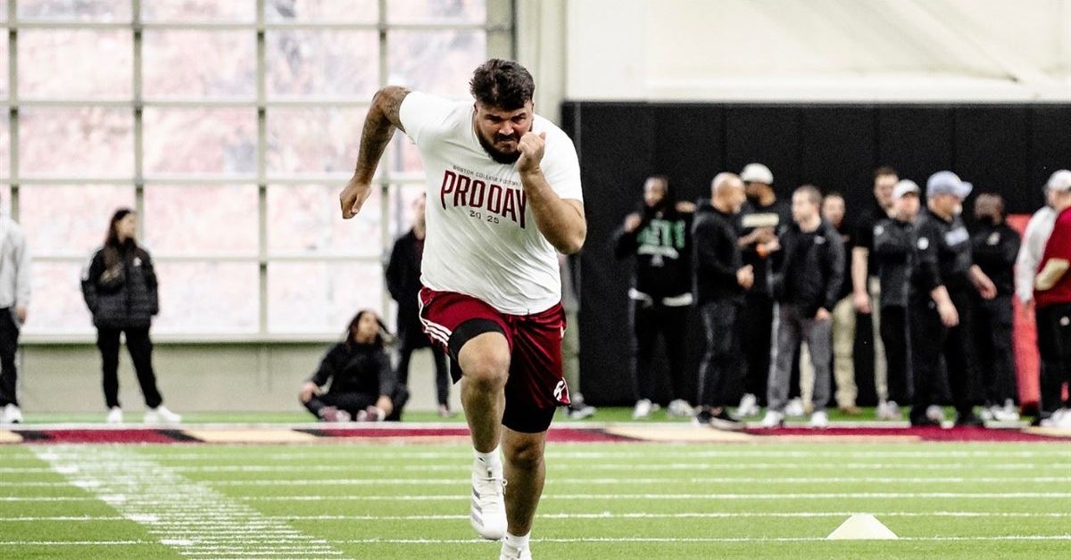 Boston College 2025 NFL Draft Prospects Pro Day Results
