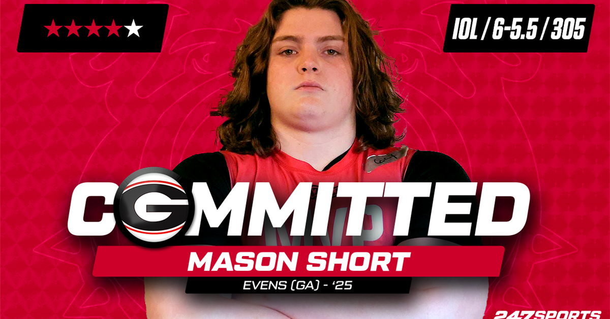 4-star OL Mason Short commits to Georgia over Clemson, Ohio State
