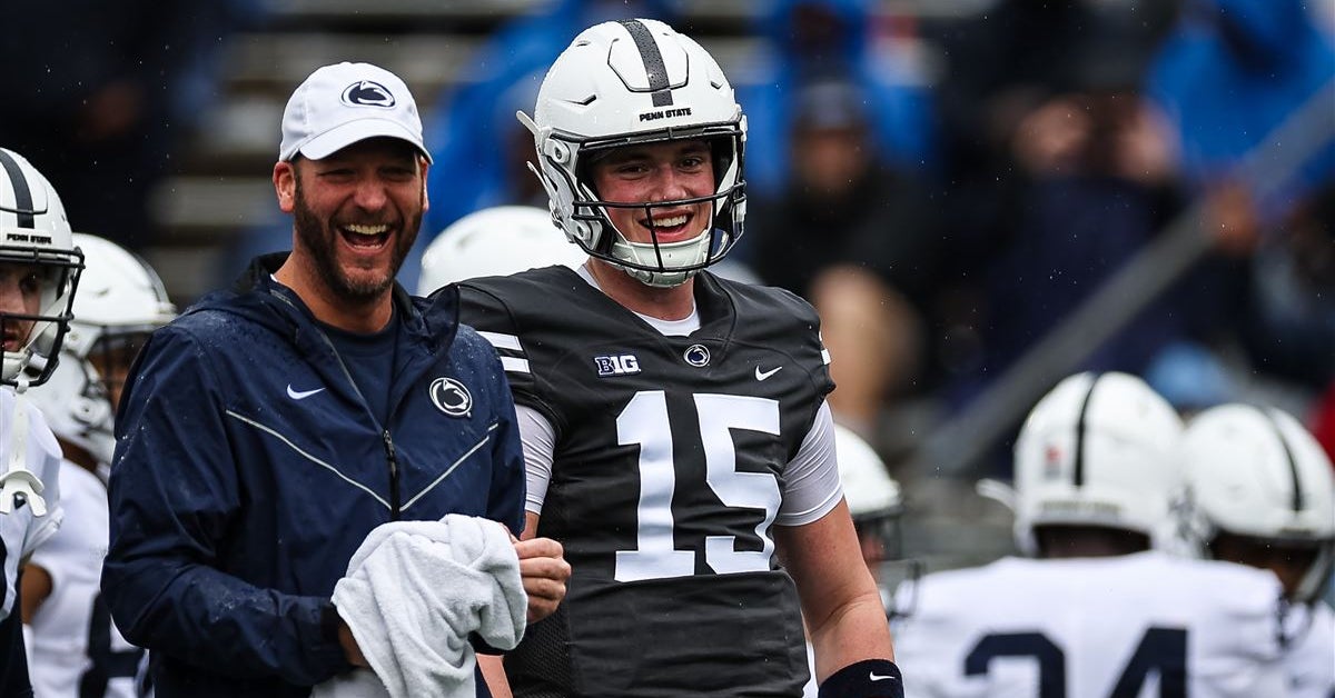 Penn State QB Drew Allar continuing to build on-field chemistry with OC ...