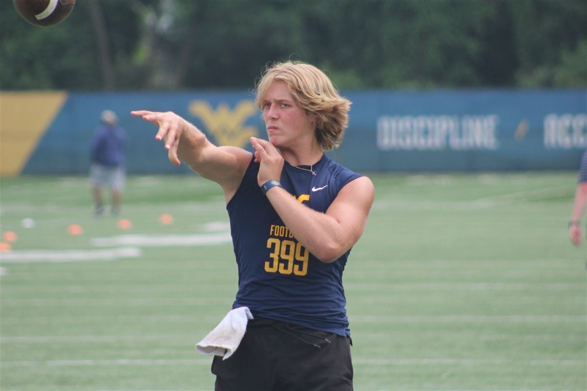 WATCH: Offered QB Scotty Fox throws at WVU Football camp