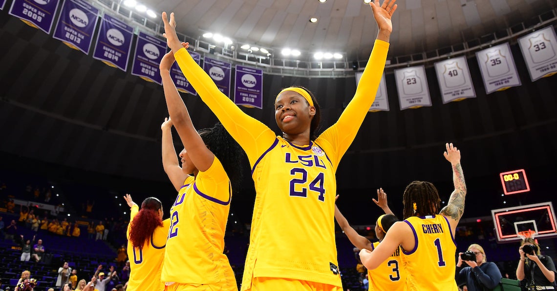 On emotional senior night, LSU WBB defeats Alabama 58-50