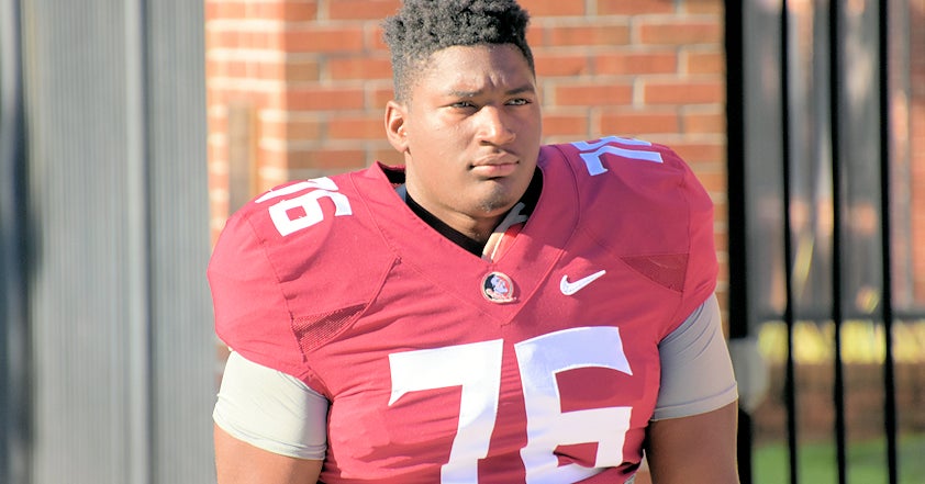 Freshman Darius Washington brings hope, effort to FSU's O-line