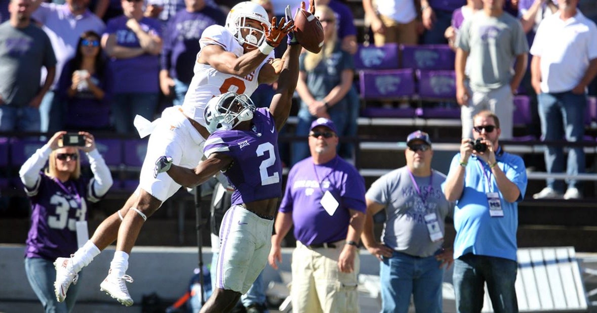 What channel is airing Texas vs. Kansas State?