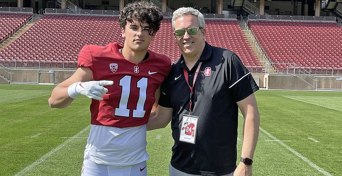2024 TE Hogan Hansen visits Stanford, talks offer