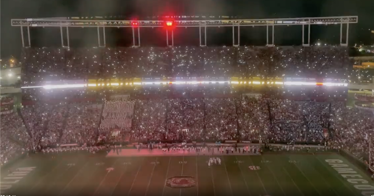 WATCH: First Sandstorm under new lights, sound system at Williams-Brice ...