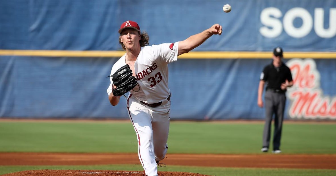 Razorbacks emerge victorious in historic pitching matchup vs. LSU