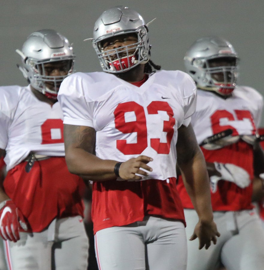 Photo Gallery: Ohio State's first full pads spring practice
