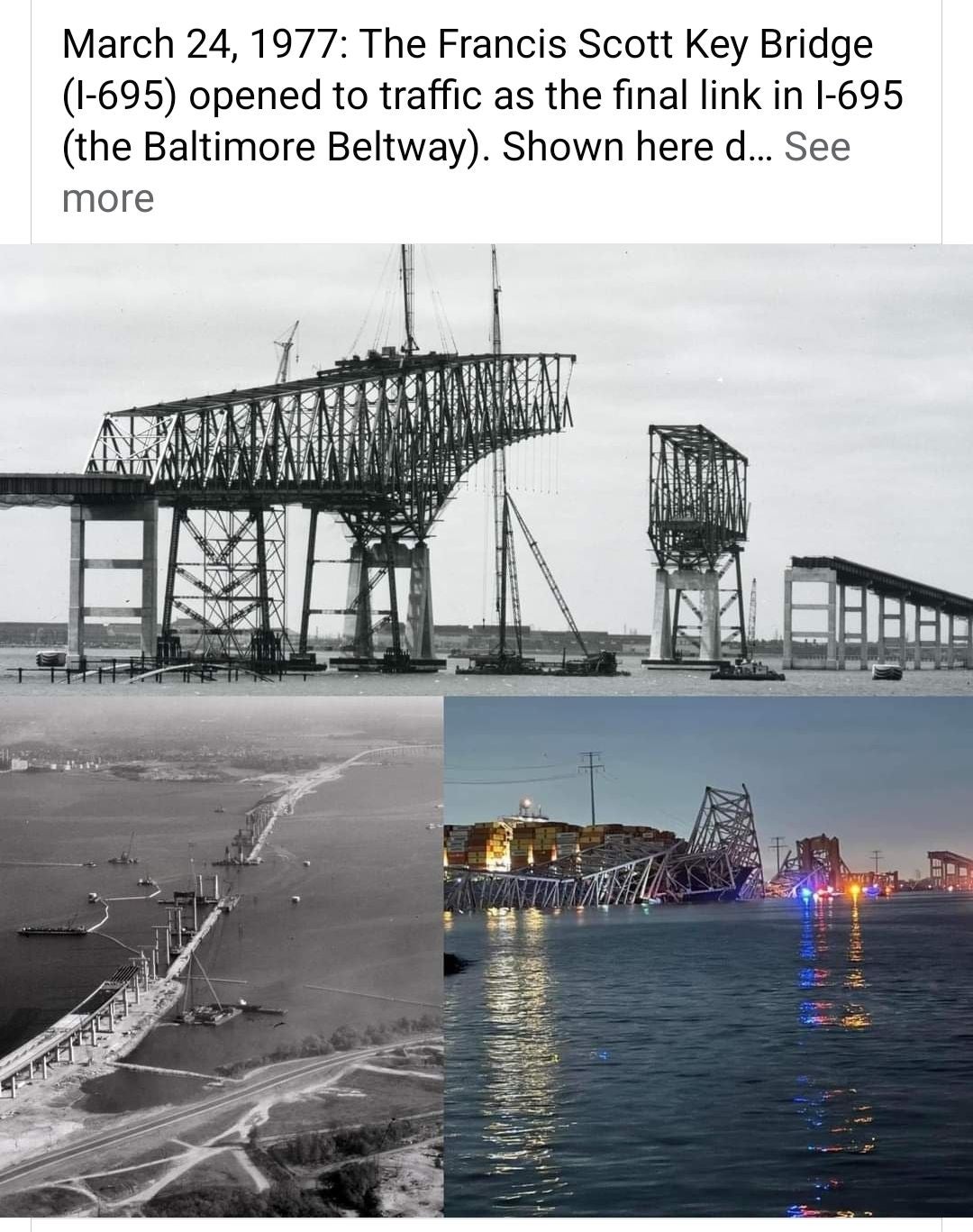 FSK Bridge in Baltimore just collapsed