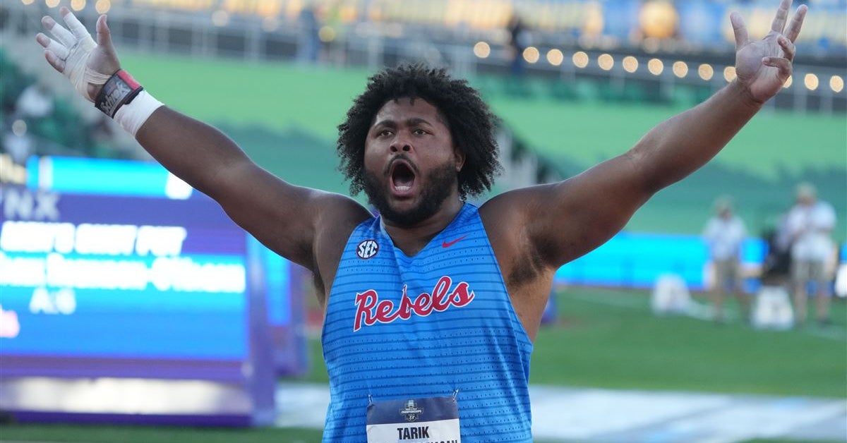 Ole Miss track & field star sophomore Tarik Robinson-O'Hagan ...