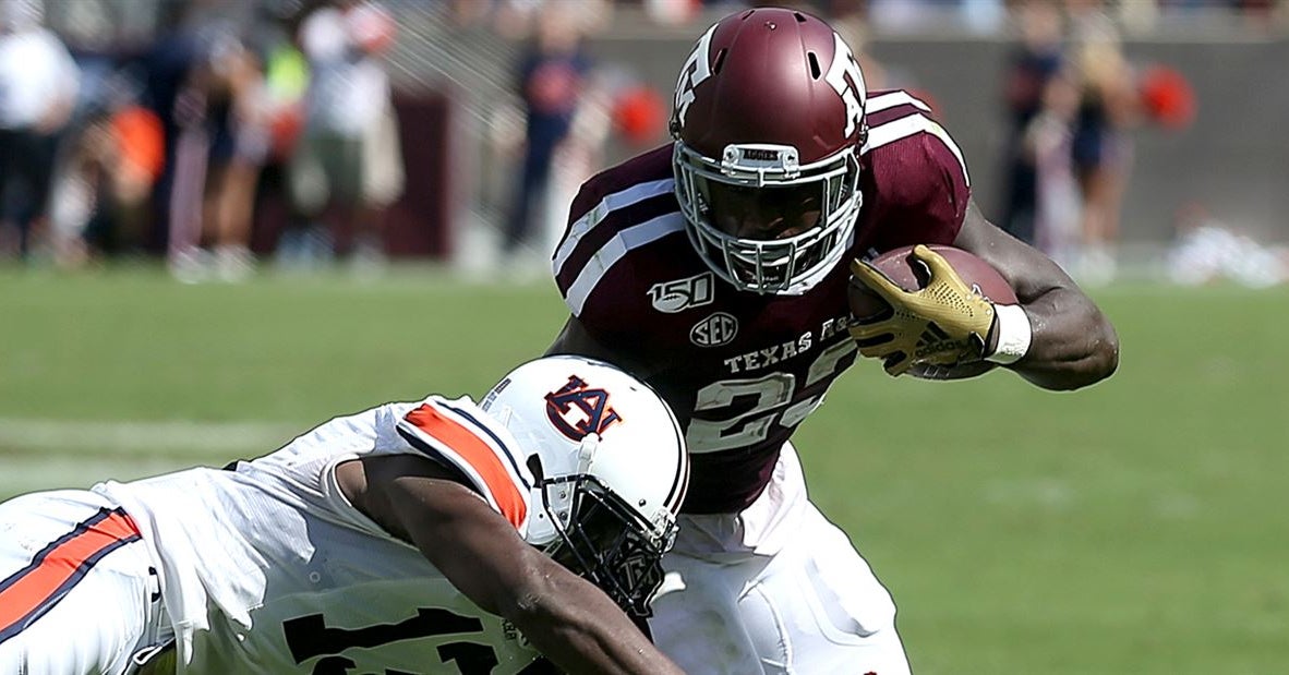 Texas A&M RB Jacob Kibodi enters the NCAA transfer portal