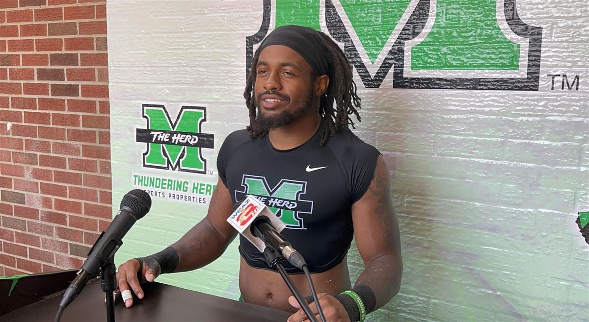 Sheldon Evans glad to be back 'thudding it up' for Marshall