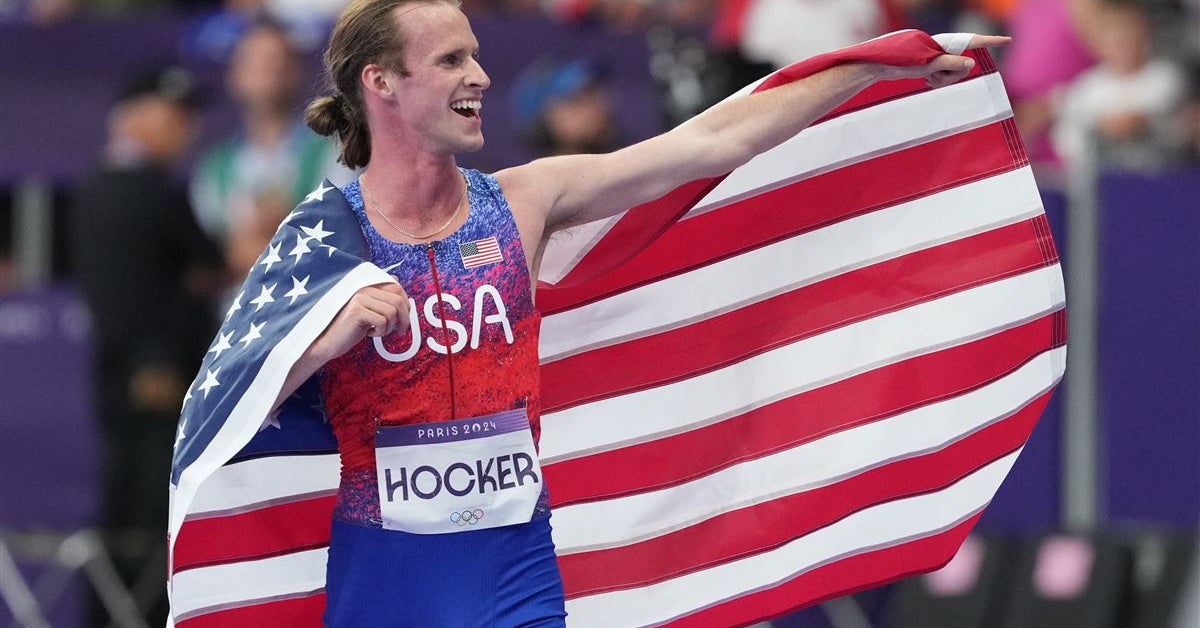 Oregon great Cole Hocker wins 1500 meter gold medal in Paris