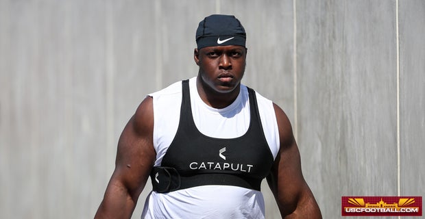 USC OL Emmanuel Pregnon's offseason work has centered on aggressive ...