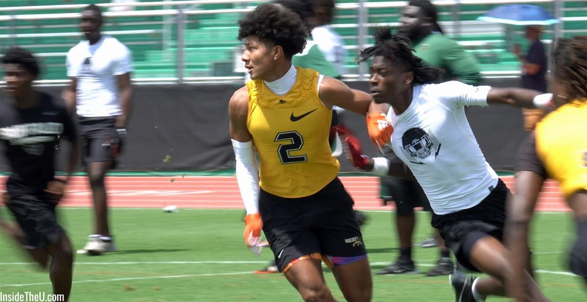 VIDEO: New Miami target 2025 CB Gregory Xavier Thomas at Miami 7-on-7 Camp