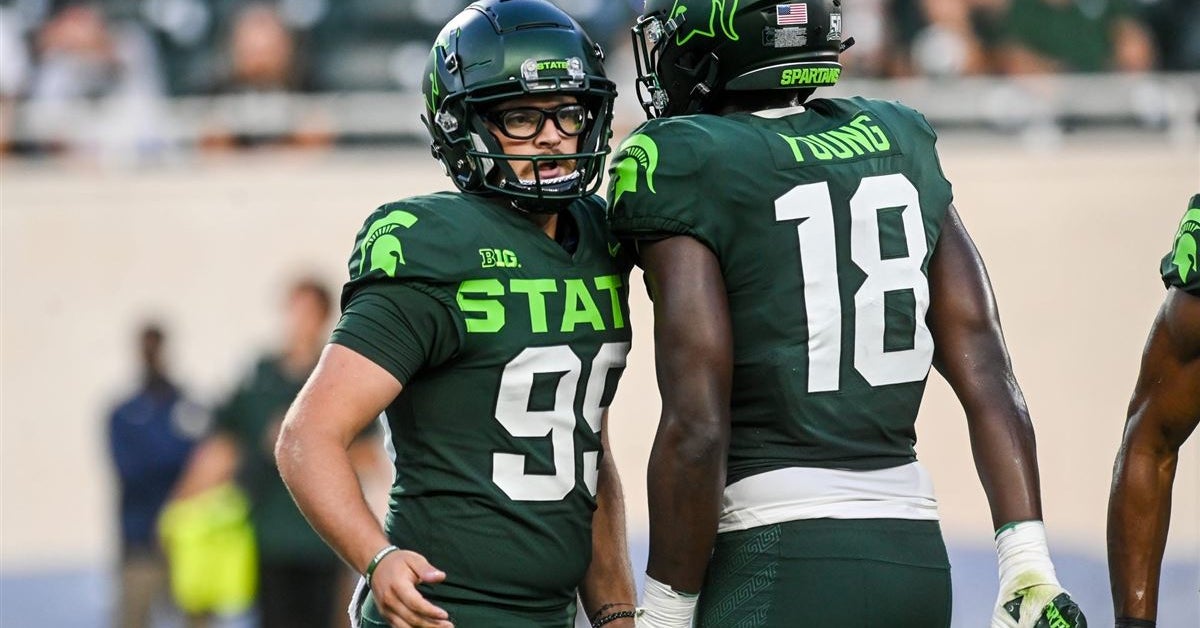 Michigan State P Bryce Baringer nominated for Burlsworth Trophy