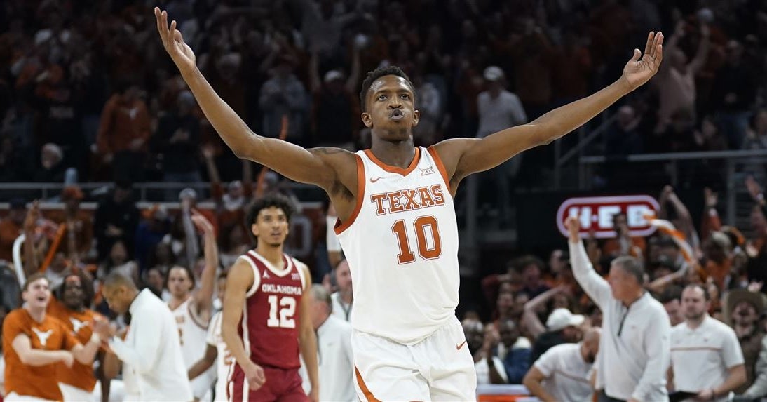 Texas' Sir'Jabari Rice named Big 12 Sixth Man of the Year