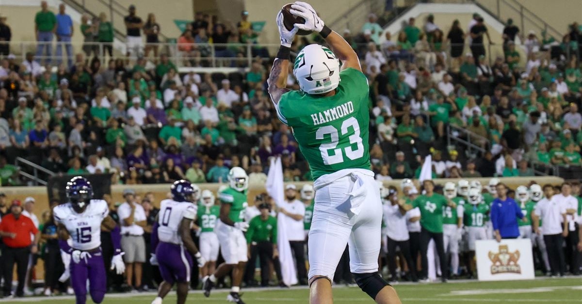 North Texas tight end Oscar Hammond commits to Oklahoma State