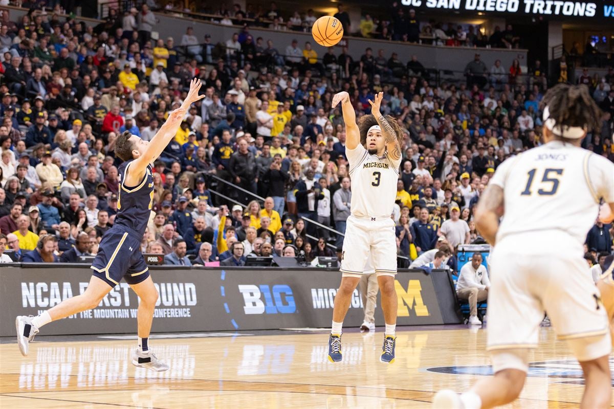 Tre Donaldson delivers another clutch March moment as Michigan sinks UC ...