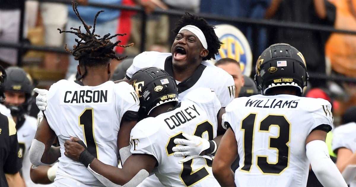 WATCH: Wake Forest CB Caelen Carson Spring Camp 2023