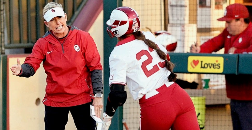 Patty Gasso gives initial reaction to Sooners' NCAA Tournament draw, earning No. 1 overall seed ...