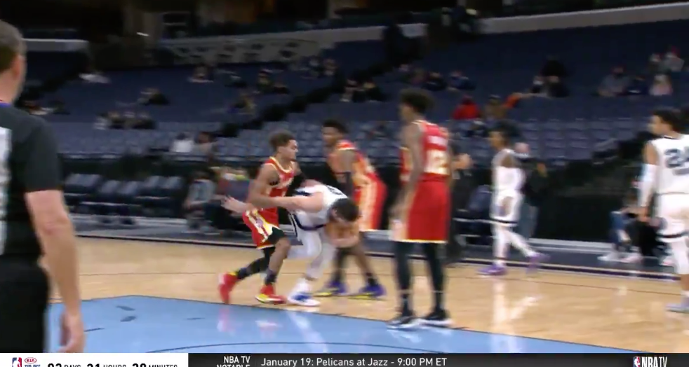 Watch: Grayson Allen, Trae Young get into it after foul