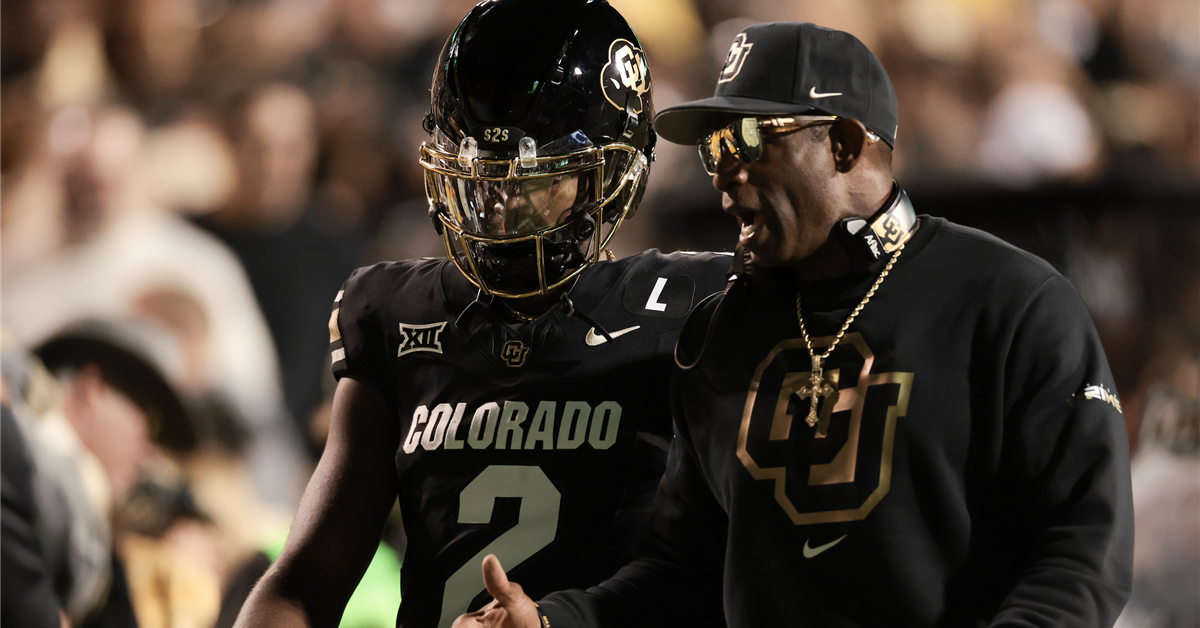 Deion Sanders, Shedeur Sanders react to Colorado's Big 12 hopes ...